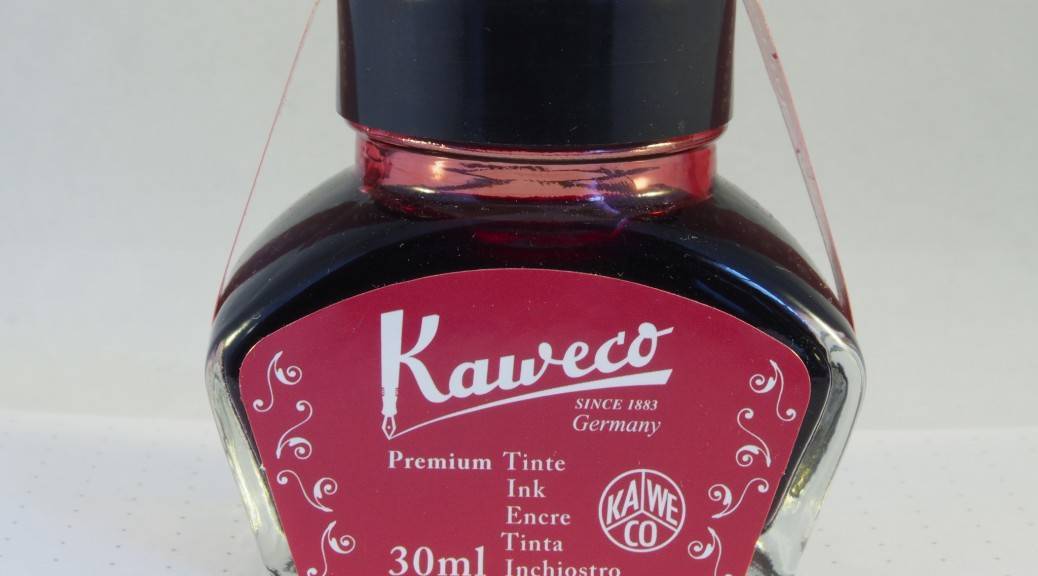 Kaweco Ruby Red Ink Review - Stationary Journey